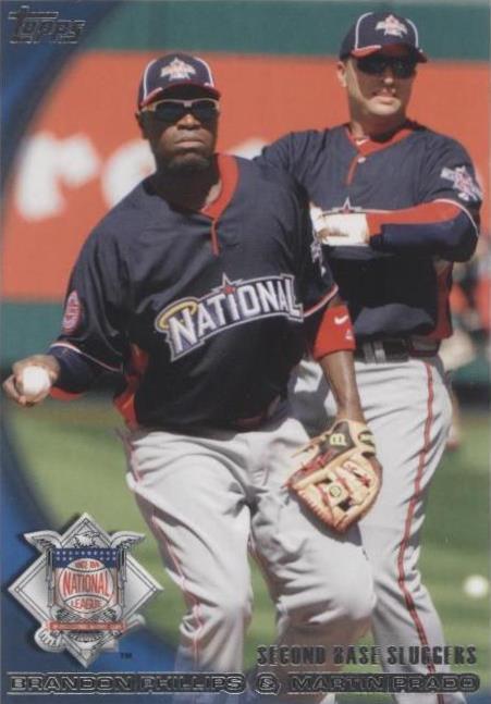 2010 Topps Update Series - Checklist Brandon Phillips, Martin Prado #US ...