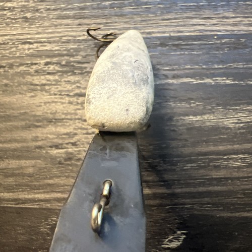 RAREEE Vintage Heddon Large Spoon Topwater Fishing Lure - Yellow Eyes ...