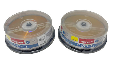 Maxell DVD-R 15PK DVD Recordable Discs 4.7GB 16x 120 Min Spindle 15 Pk ...