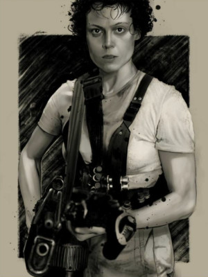 Wondercon 2022 Aliens Alien Ellen Ripley Movie Poster Giclee Print ...