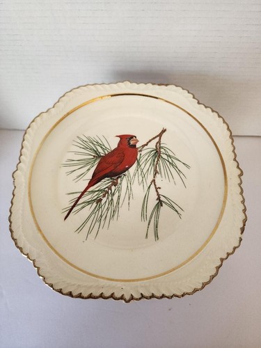 Vintage China Red Cardinal Bird Small Plate 8" | eBay