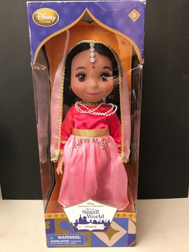 Disney Animators Collection It's a Small World Singing India Large Doll ...