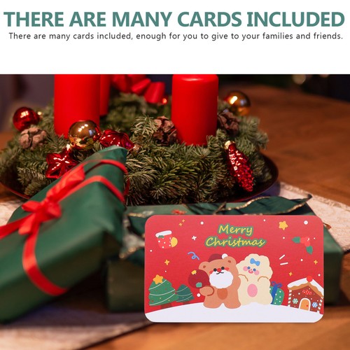 1 Set of Scratch Cards Creative Scratch Paper Cartoon Christmas Scratch ...