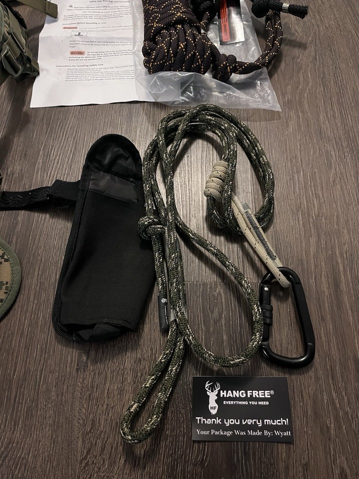 Saddle Hunt Arsenal Hang Free Tether XOP Climbing Sticks Ultralight ...