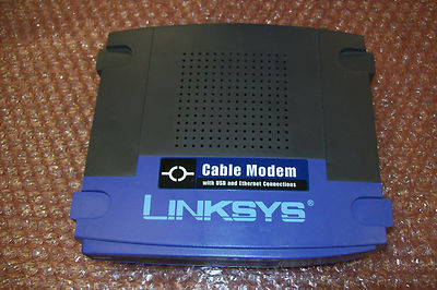 LinkSys BEFCMU10 (KBG30E635393/KBG4927091) Used Working Cable Modem | eBay