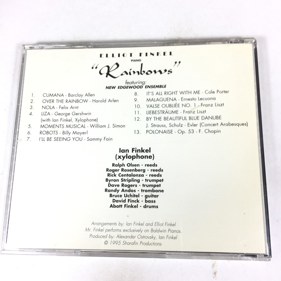 Rainbows by Elliot Finkel - AUDIO CD - AUTOGRAPHED | eBay