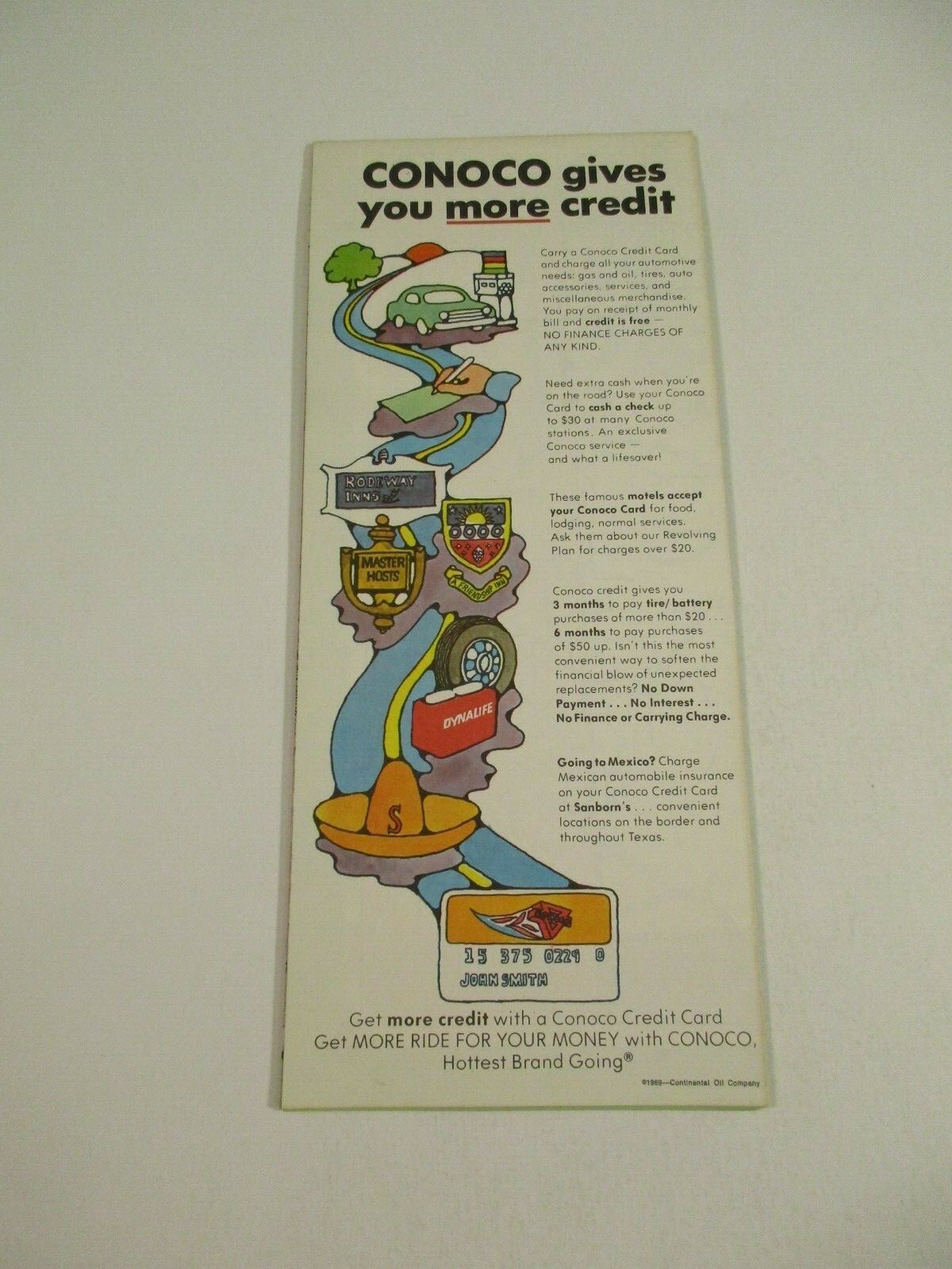 Vintage 1970 Conoco Idaho State Highway Gas Station Travel Road Map ...