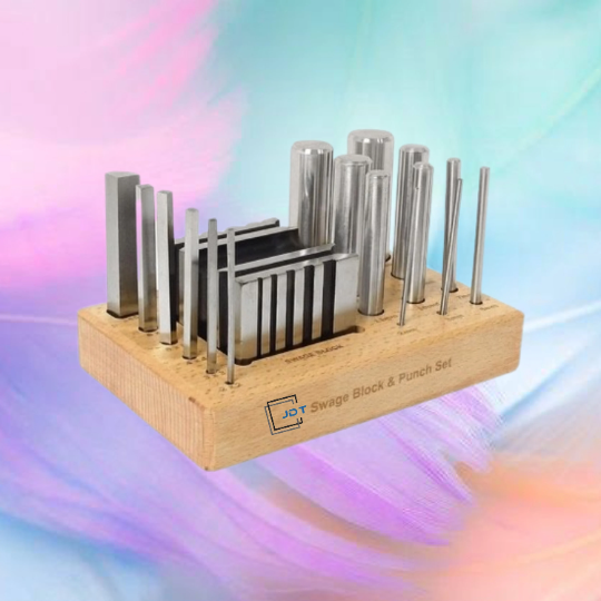 18 Pcs Swage Block & Punch Set | Steel Dapping, Shaping, Forming Craft ...