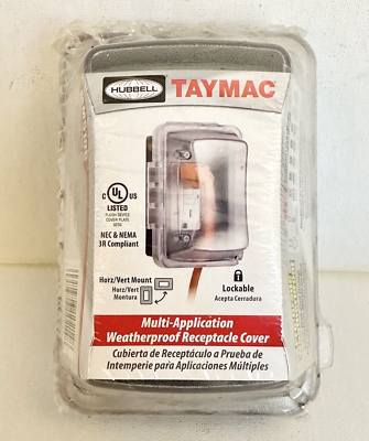 Taymac Mm510c Weatherproof Single Outlet Outdoor Receptacle Cover By Taymac