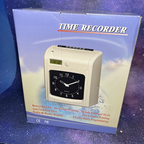 Employee Punch Card Time Clock Time Recording Time Stamp Machine | eBay