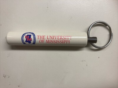 Vintage University of Mississippi/Ole Miss Keychain Penlight/Flashlight ...