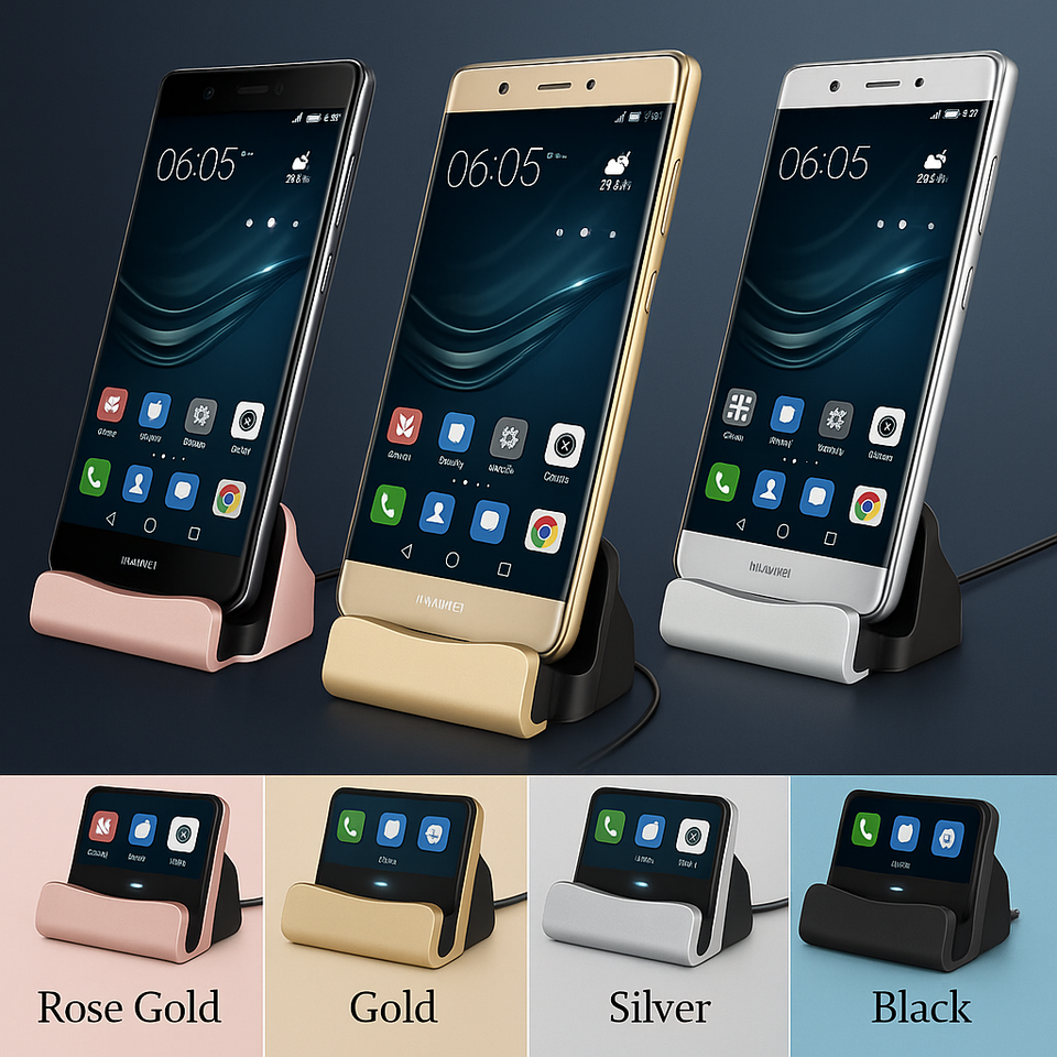 USB C 3.1 Type-C Charger Dock Station Desktop Charging Stand for Mobile ...