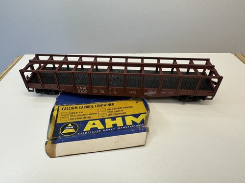 AHM CALCIUM CARBIDE CONTAINER CAR CNW MODEL RAILROAD EX COND. | eBay