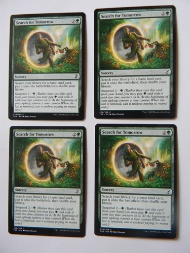 SEARCH FOR TOMORROW : TIME SPIRAL REMASTERED : MTG : SET OF 4 : 2020 ...