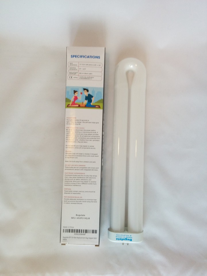 2 pack - Long Life Replacement bulbs for Flowtron Bug Zappers (black ...