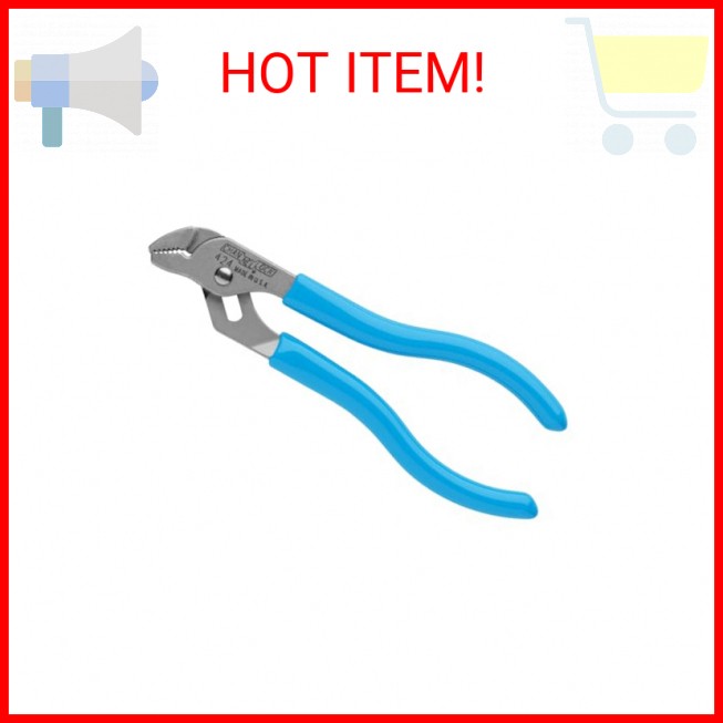 CHANNELLOCK 424 Straight Jaw Tongue & Groove Pliers, 4.5-inch | 1/2 ...