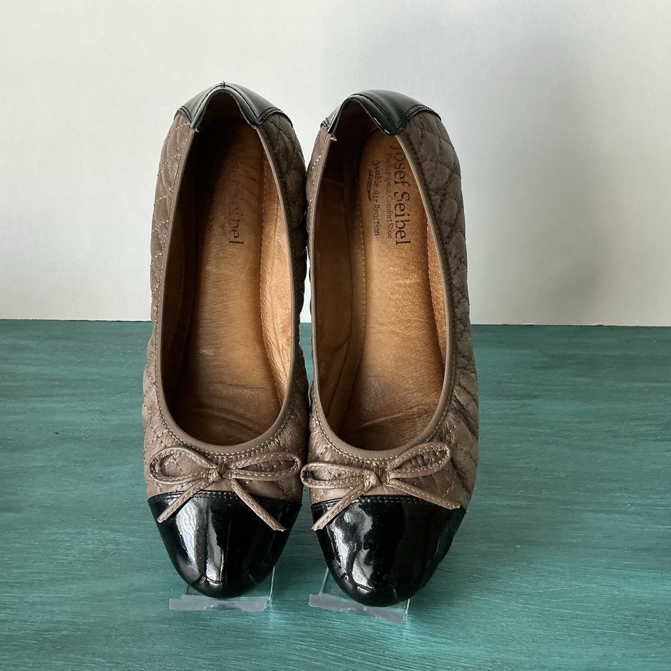 Josef Siegel Pippa 76 Quilted Leather Ballet Flats Casual Chic Comfort ...