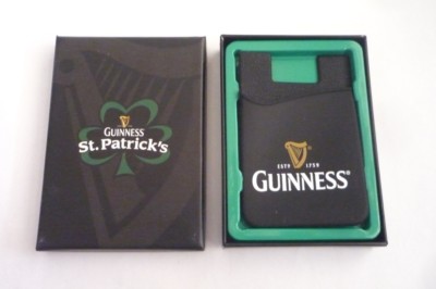 Malaysia GUINNESS STOUT Rubber PHONE CARD HOLDER St Patricks Day 2010 ...