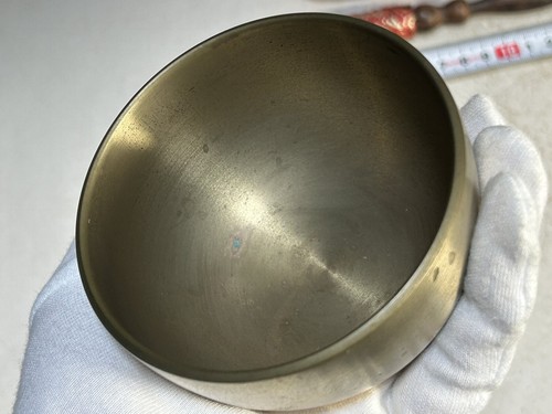 Buddhist Rin Bell Set 216 Japanese Temple Vtg Brass Orin Singing Bowl ...