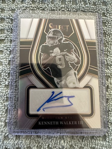 2022 Select Draft Picks Kenneth Walker III Prizm Auto Rookie Seahawks ...