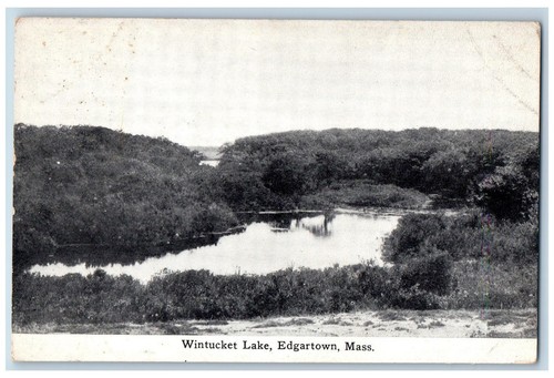 c1920's Wintucket Lake Groves Dirt Road Side Edgartown Massachusetts MA ...