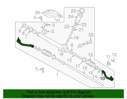 Genuine Hyundai Outer Tie Rod 56820-0U590 | eBay