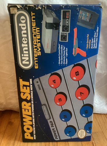 Nintendo NES Power Set EMPTY BOX ONLY NO Console + Brand New Power Pad ...