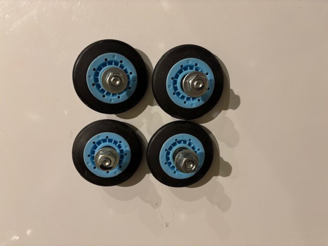 OEM Samsung Dryer Drum Roller - Set of 4 - DC97-16782E DC97-16782B ...