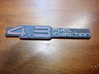 Chevy Blazer - 4.3 Fuel Injection Emblem | eBay