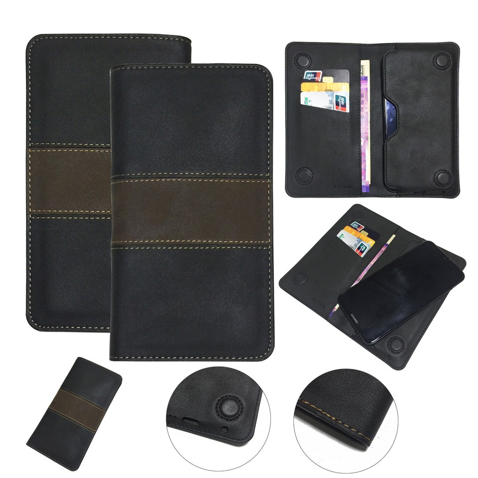 Wallet Case for HMD Pulse Pro Protective Case + Cell Phone Case Brown ...