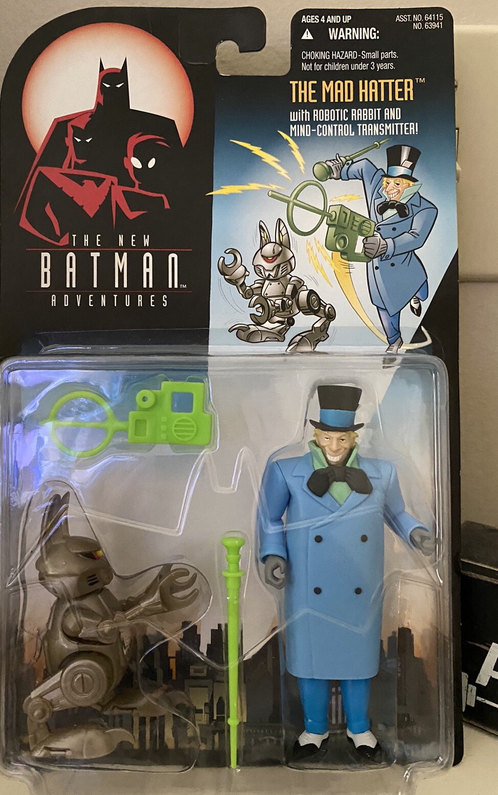 1997 New Batman Adventures: THE MAD HATTER Figure by Kenner MIP Rare ...