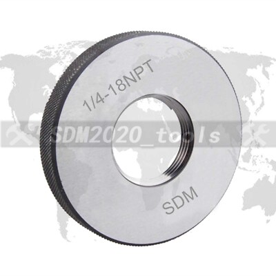 NPT 1/4-18 Pipe thread ring gauge American tapered Pipe thread gage | eBay