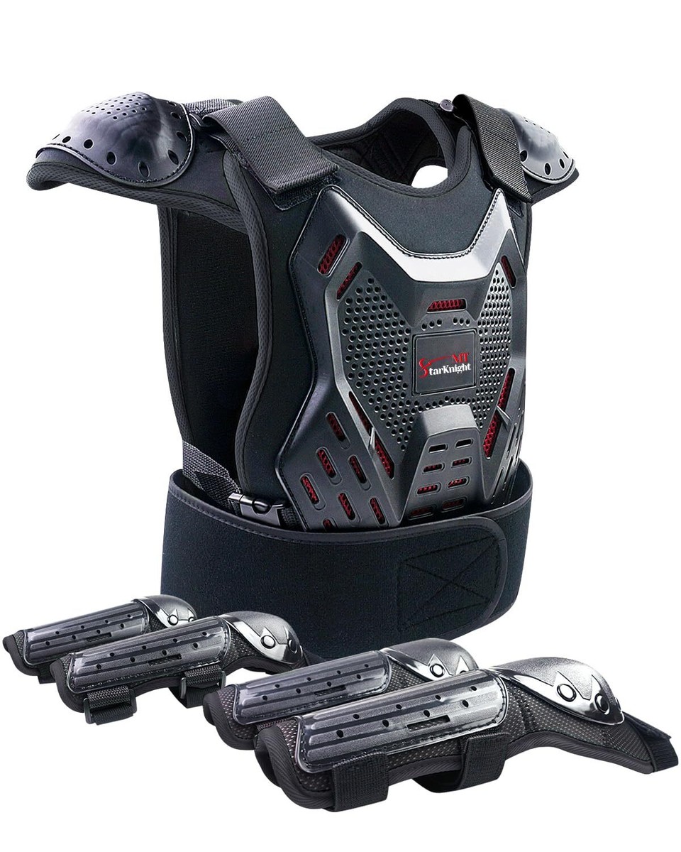 Youth Motocross Safety Gear Motorcycle Body Armour For 5-13 Years, Kids ...