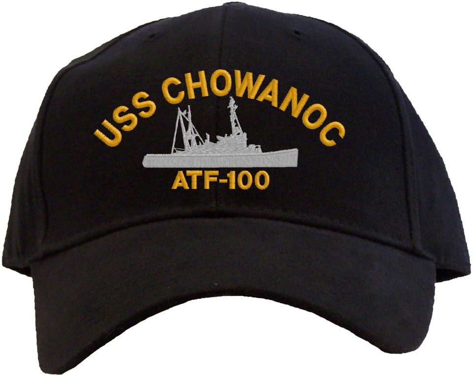 USS Chowanoc ATF-100 Embroidered Baseball Cap - Available in 3 Colors ...