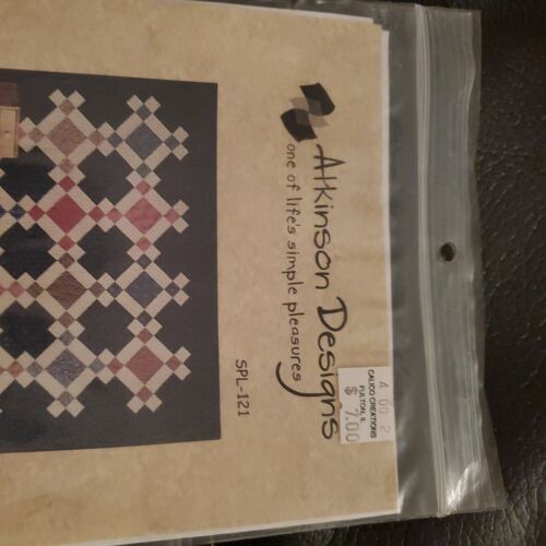 Atkinson Designs Tic Tac Mo 1998 Quilt Runner Pieced Pattern Terry ...