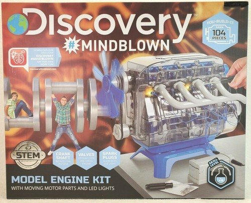 DISCOVERY MINDBLOWN MODEL ENGINE KIT W/MOVING PARTS AND LIGHTS NEW 104 ...