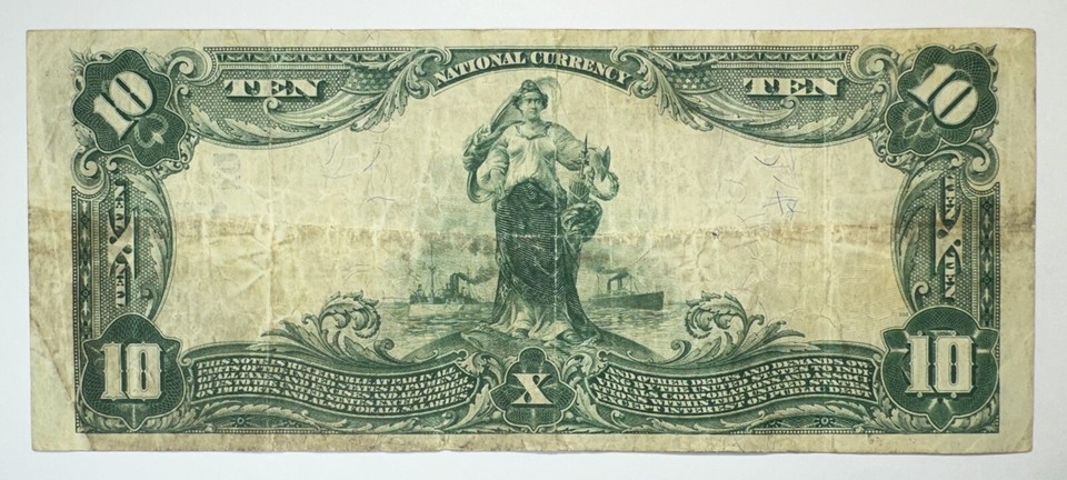 1902 $10 The Atlanta National Bank, Georgia National Currency | eBay