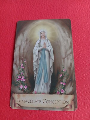 Immaculate Conception Card Saint Memory Game Catholic Faith Religion ...