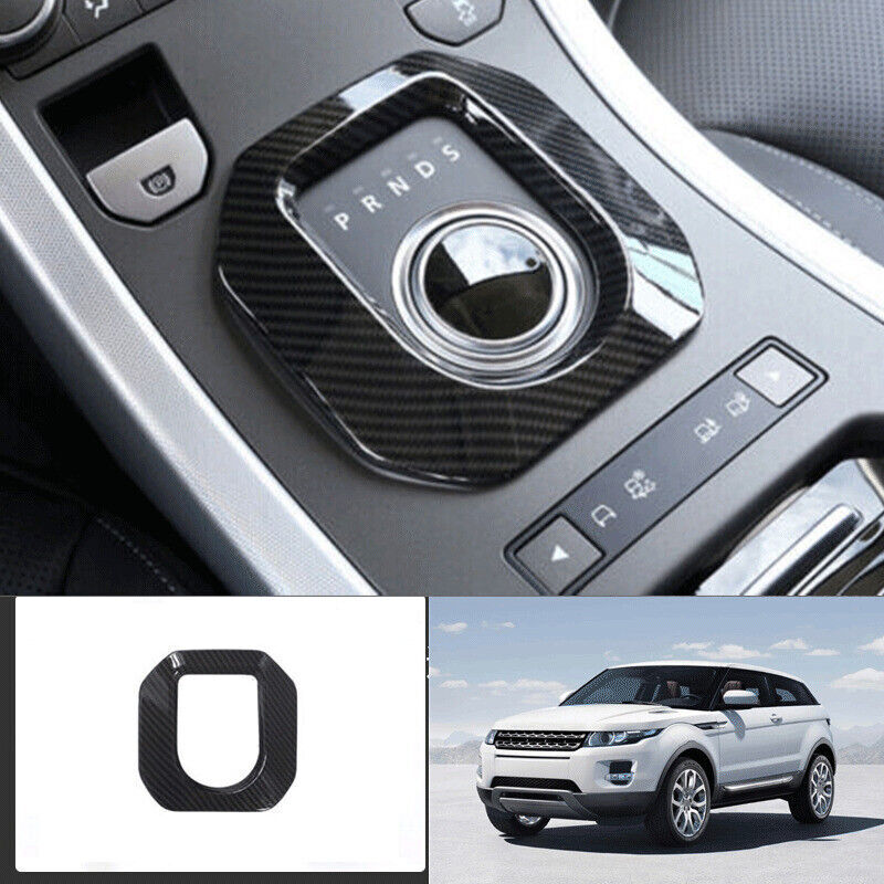 For Range Rover Evoque 2012-2019 Carbon Fiber Center Console Gear Shift ...
