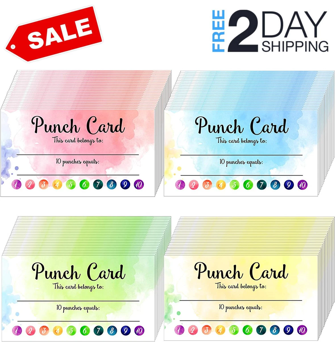 Customer Loyalty Punch Card