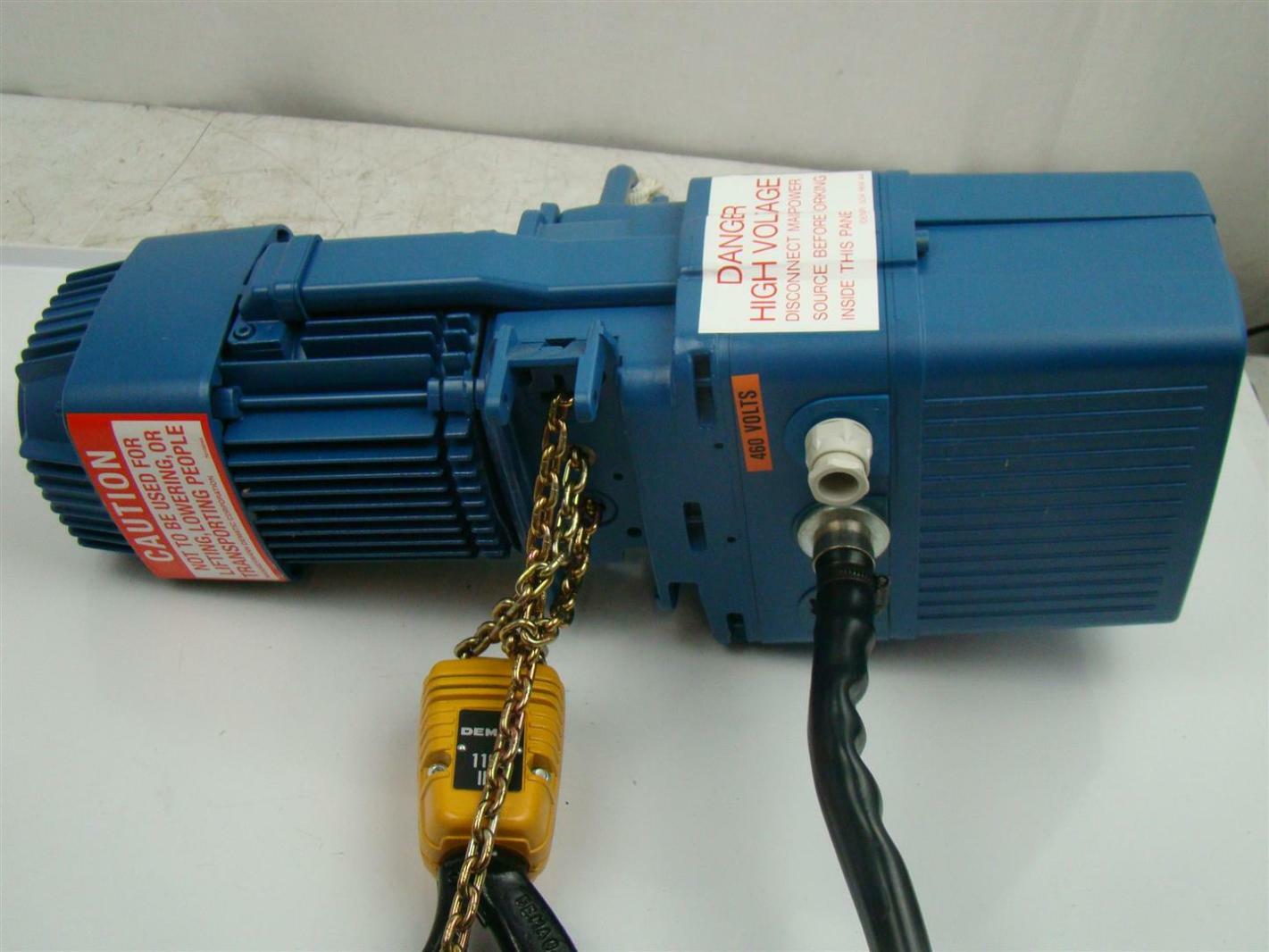 Demag KBK Crane Kit - Mannesmann Dematic 460V Cap.1100Lbs Chain Hoist ...