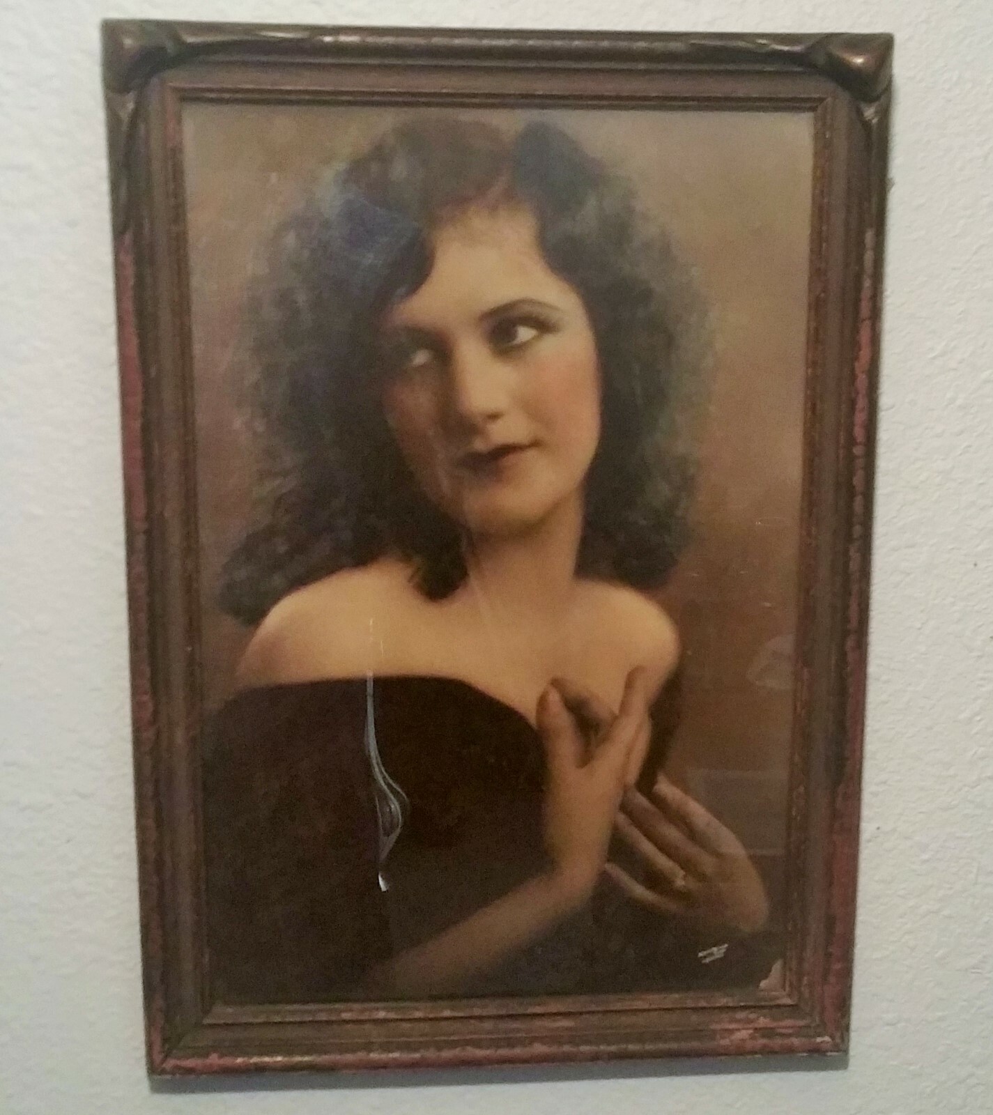 SEATTLE silent movie star antique Fred Hartsook photo vtg stage actress ...