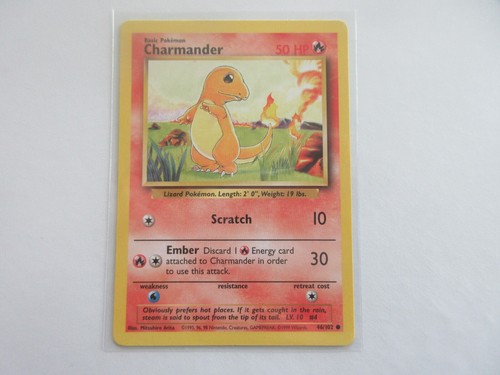 Charmander Base Set Pokemon Card LP | eBay