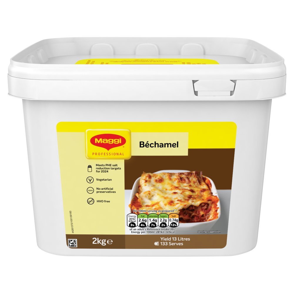 MAGGI Professional Béchamel Sauce Mix 2kg Tub Serves 133 Selection ...