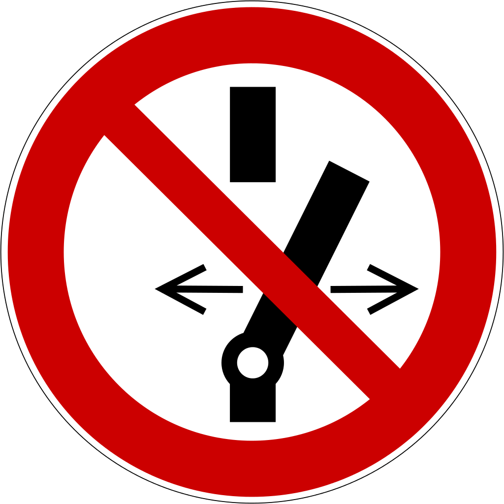 Aufkleber Verbotszeichen Schild Verbot Zeichen DIN 4844-2 ISO 7010 | eBay