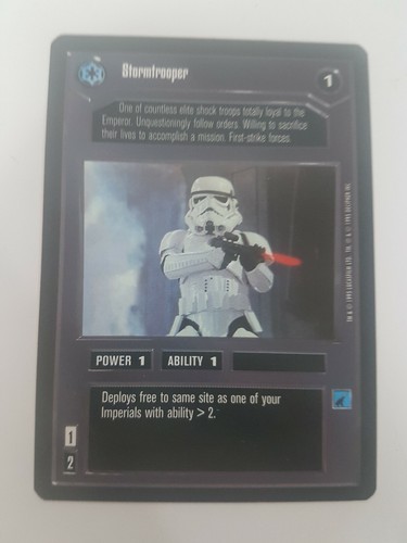 Star Wars Collectible Card Game SW:CCG (Decipher, 1995) Stormtrooper | eBay