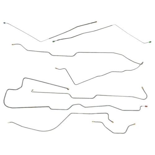 Brake Line Kit Power Disc Tubes Narrow 20 Axle 1978-79 Jeep CJ5 ...