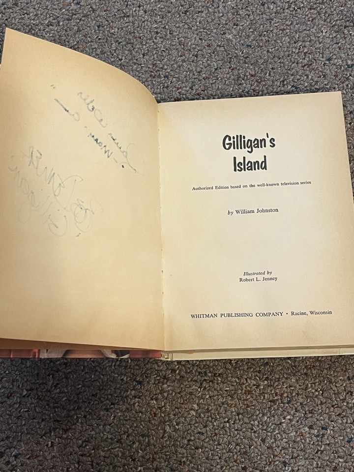 Bob Denver And Dawn Wells, Mary Ann Signed Autographed Copy Of Gilligan ...