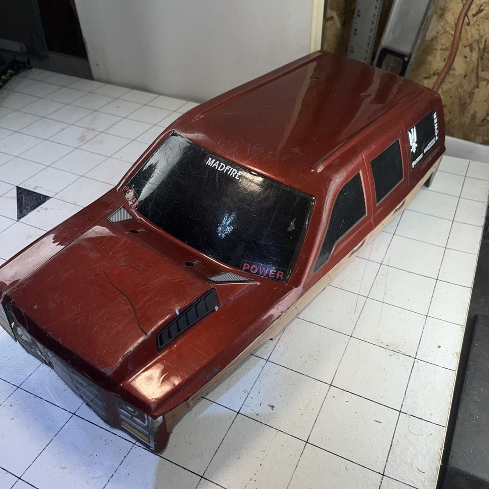 1/10 RC Truck CRAWLER Body SHELL Finished Red Cat EVEREST GEN7 Body Red ...