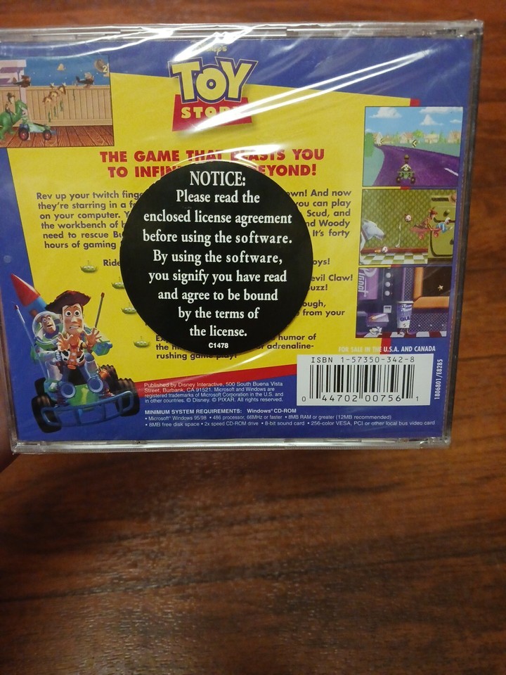 Disney's Toy Story: Power Play (PC, 2001) Brand New PC CD-ROM ...